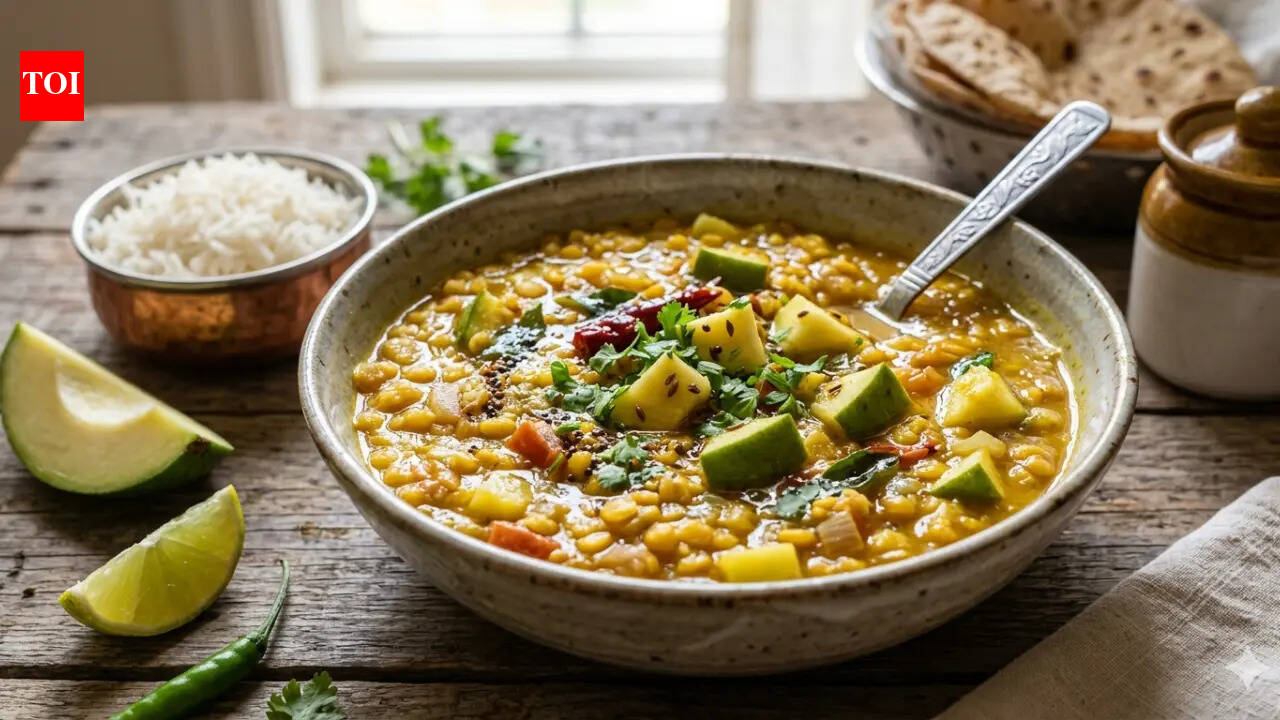 How to make Raw Mango Dal Fry for summer dinner at home