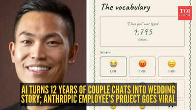 AI turns 12 years of couple chats into wedding story; Anthropic ...
