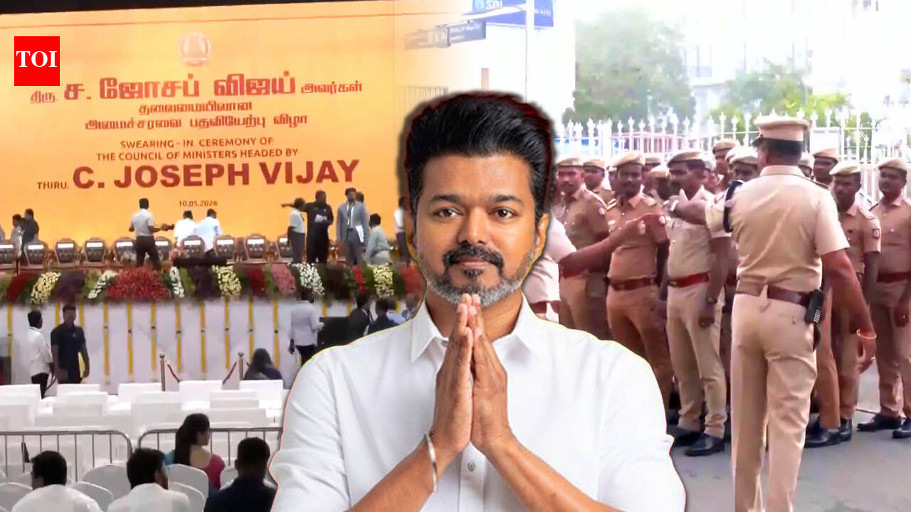 Heavy Security In Chennai Ahead Of Thalapathy Vijay’s Swearing-In As ...