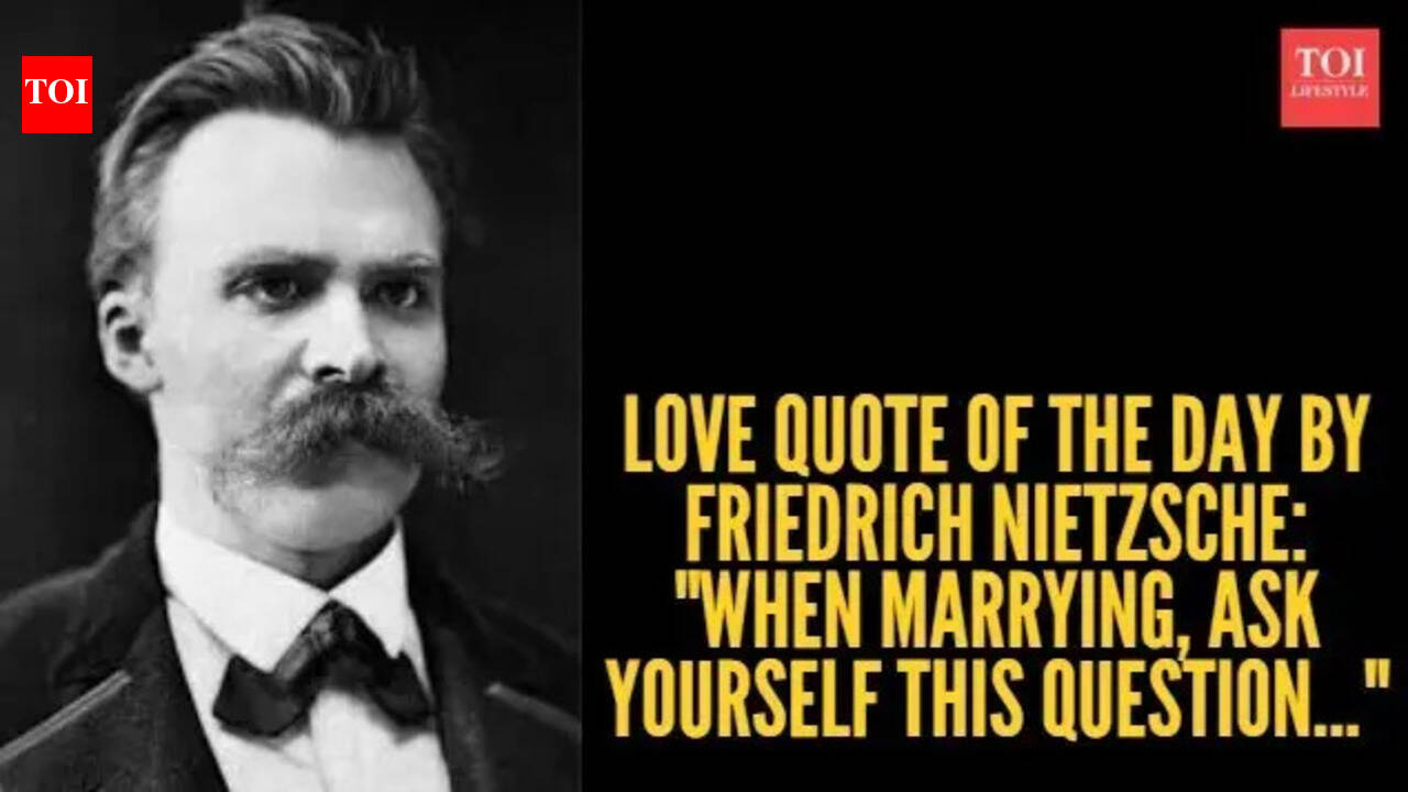Love quote of the day by Friedrich Nietzsche: "When marrying, ask ...