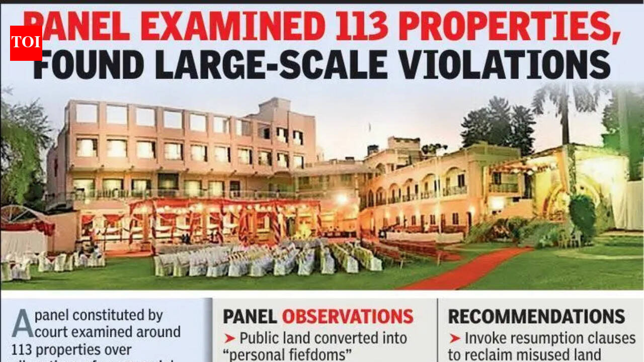 Years Before Action On Lawns, HC Panel Exposed Graft On Govt Land