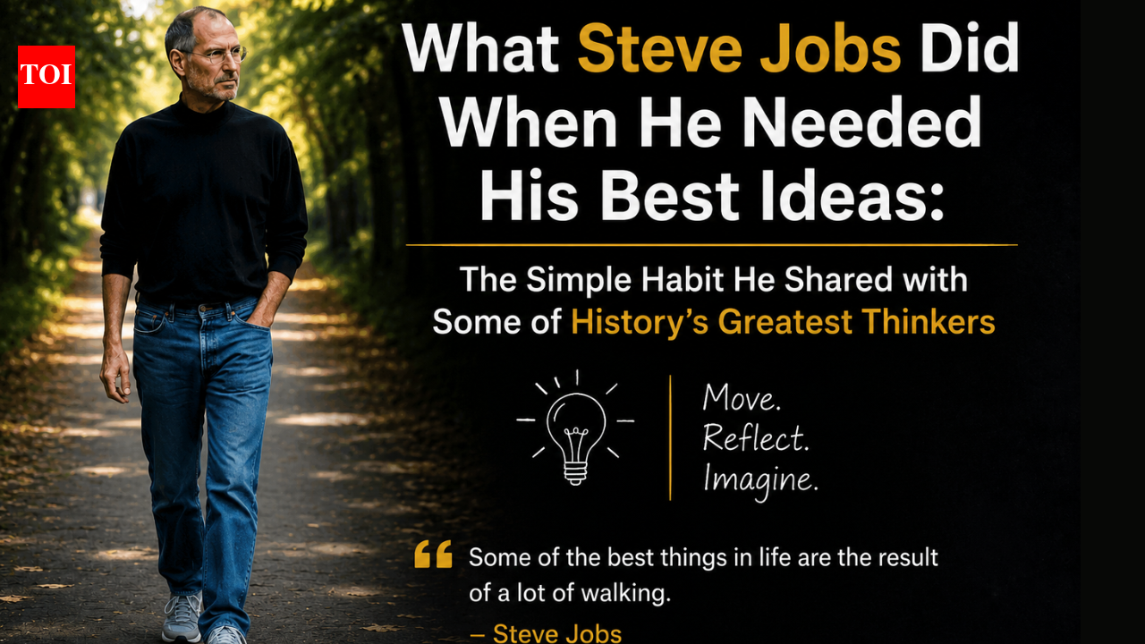What Steve Jobs did when he needed his best ideas: The simple habit he ...