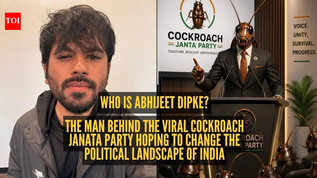 Who is Abhijeet Dipke? The man behind the viral Cockroach Janata Party ...