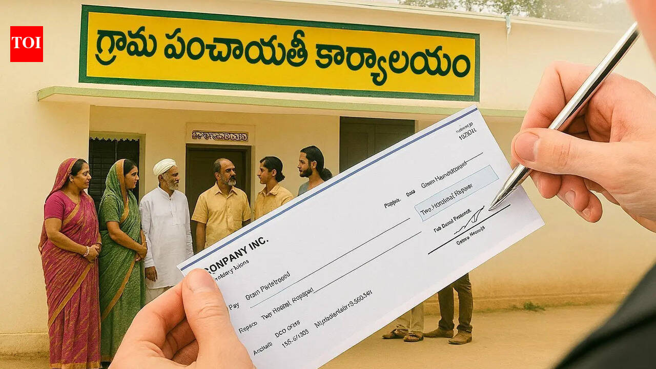 Sarpanch, Panchayat secy to hold cheque power soon? | Hyderabad News ...