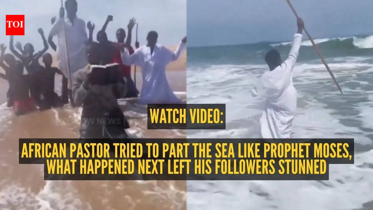 African Pastor Parting Sea: Watch video: African pastor tried to part ...