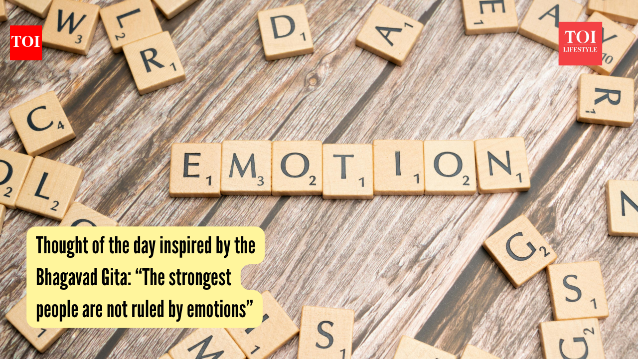 Thought of the day, inspired by the Bhagavad Gita: "The strongest ...