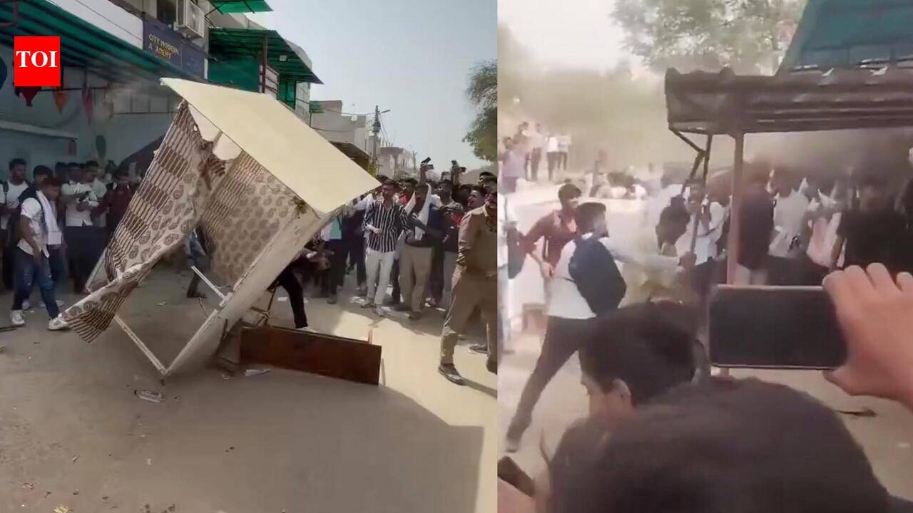 SSC GD Exam: Furious Students Protest After Candidate Numbers Exceed ...
