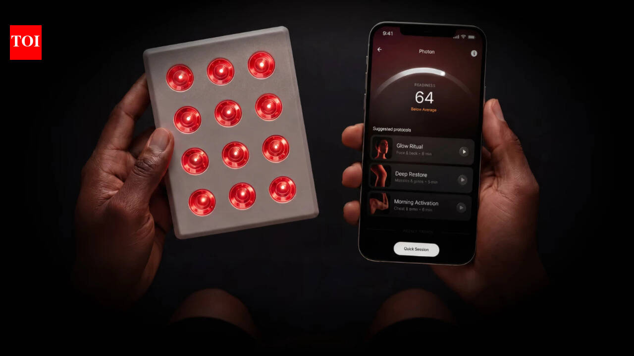 Ultrahuman Photon is a red light therapy device that learns from your ...