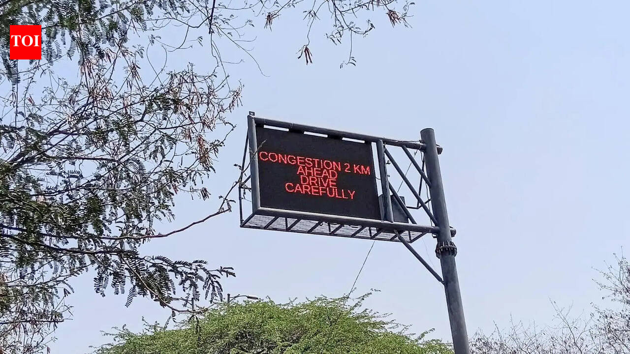 Traffic police upgrades variable message sign boards for real-time ...