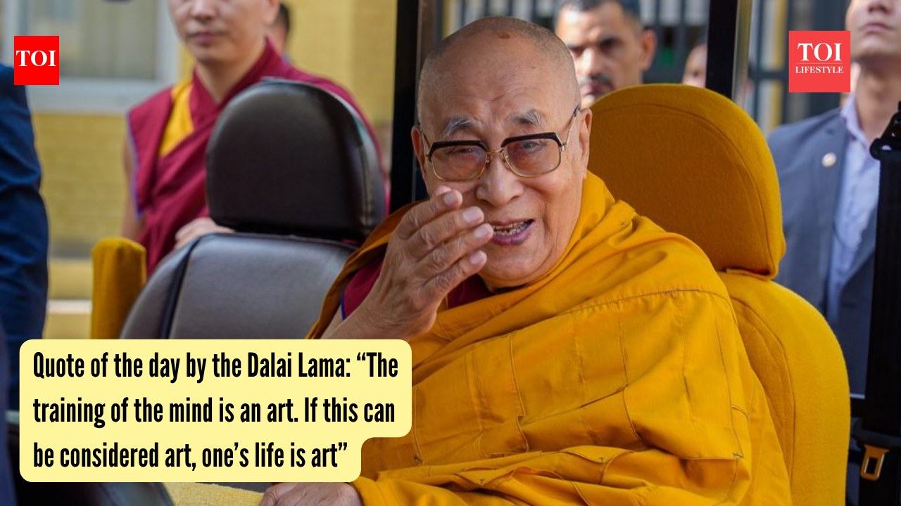 Quote of the day by the Dalai Lama: “The training of the mind is an art ...