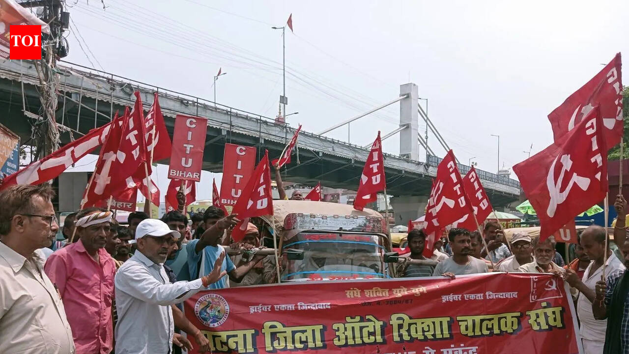 Transport unions stage protest over fuel price hike, inflation | Patna ...