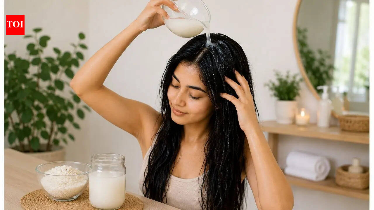 Rice water for smooth and shiny hair: Benefits and application tips ...