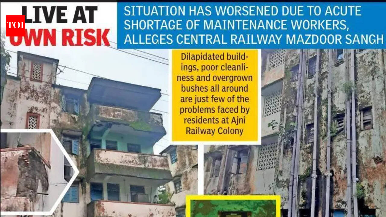 In Vande Bharat Era, Ajni Rly Colony’s Tottering Houses Will Shock You ...