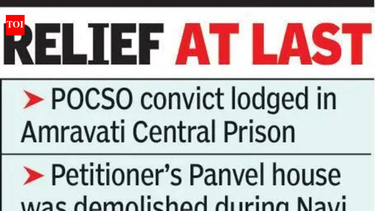 Pocso convict gets parole to rebuildhome in Navi Mum | Nagpur News ...