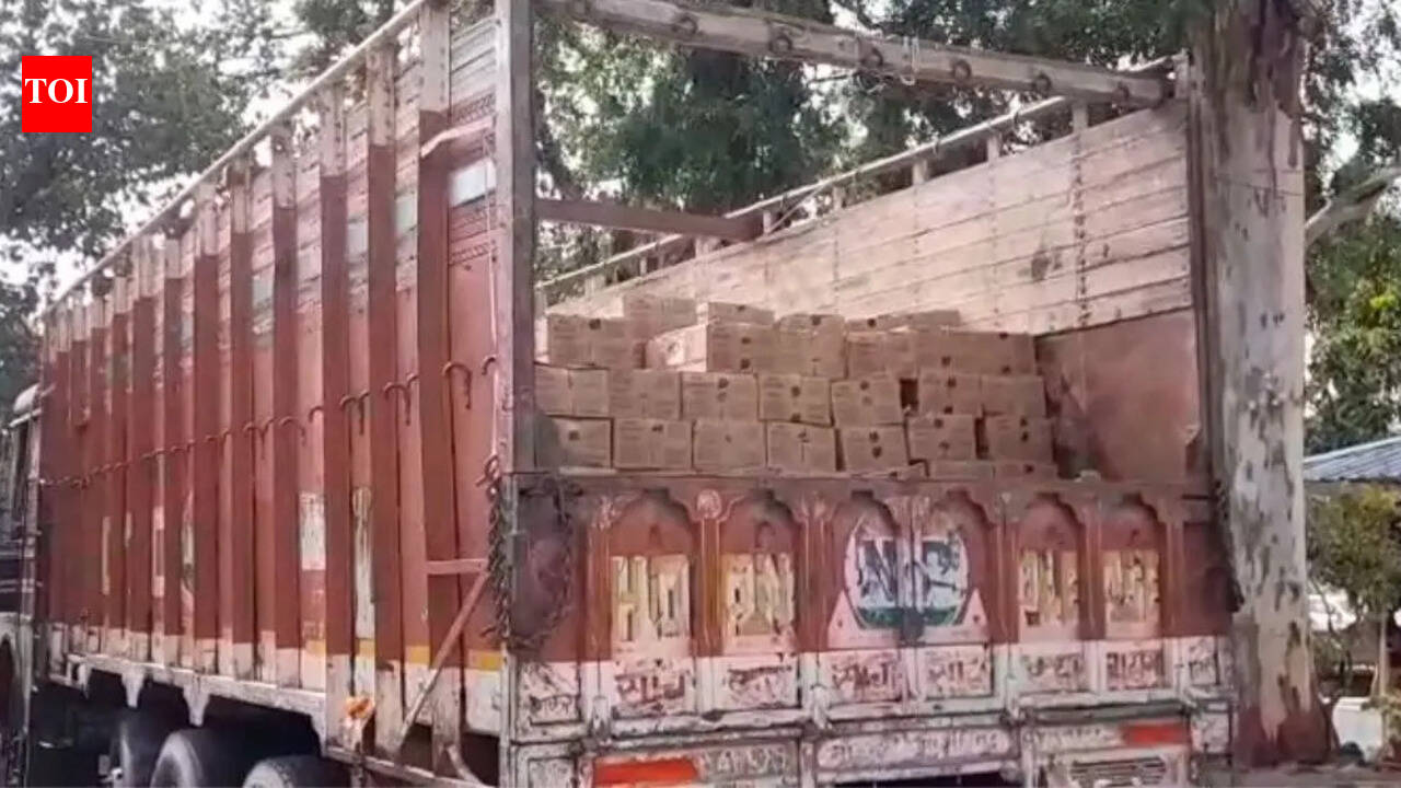 1,100 cartons of illegal liquor seized in Latehar | Ranchi News - The ...