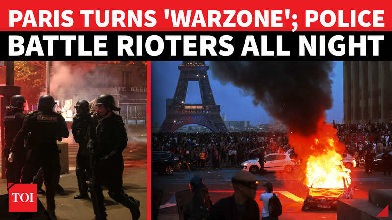 Paris Engulfed By Riots; Streets Burn, Police Injured, Hundreds Dragged ...