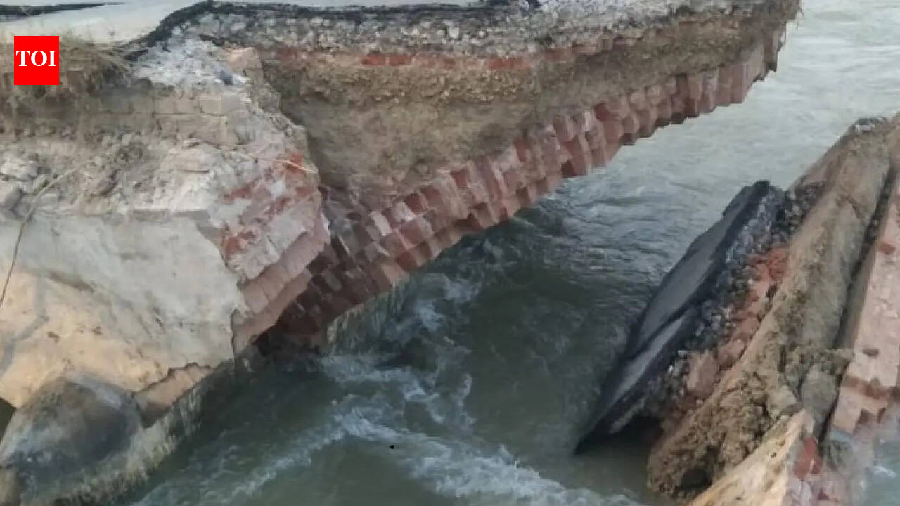 British-era bridge collapses into Ramganga canal in Kanpur, no ...