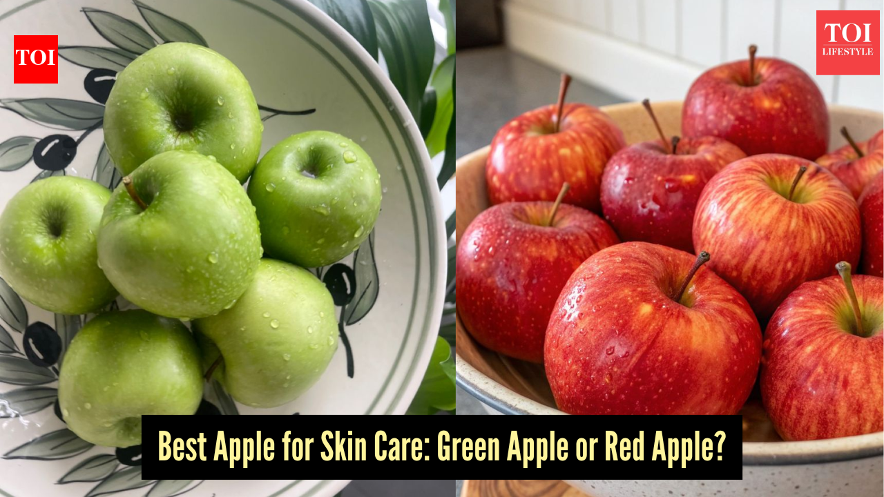 Green apple vs red apple: Which one is better for naturally glowing skin?