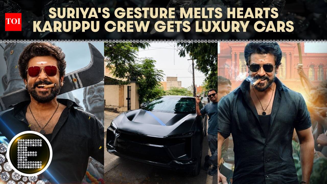 Suriya gifts luxury cars to Karuppu crew after Rs 300 crore success ...