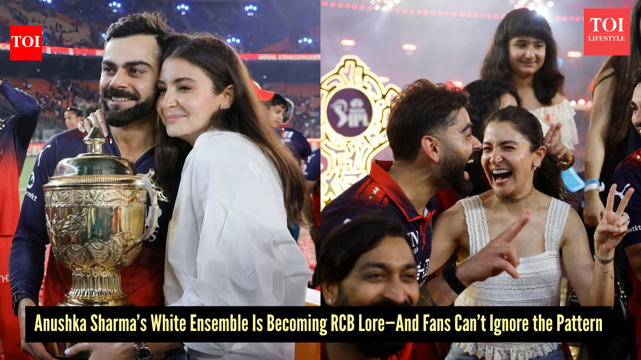 Is Anushka Sharma’s white ensemble RCB’s new lucky charm? A throwback ...