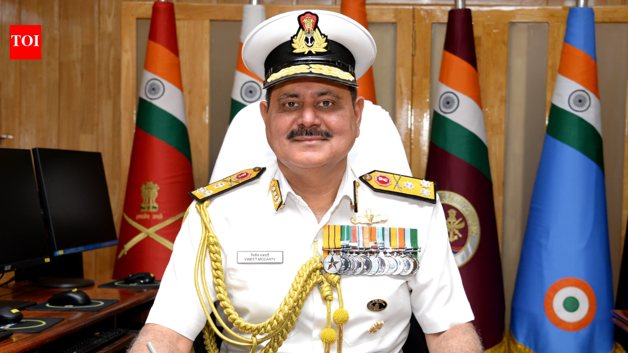 Vice Admiral Vineet Mccarty: Vice Admiral Vineet McCarty takes charge ...