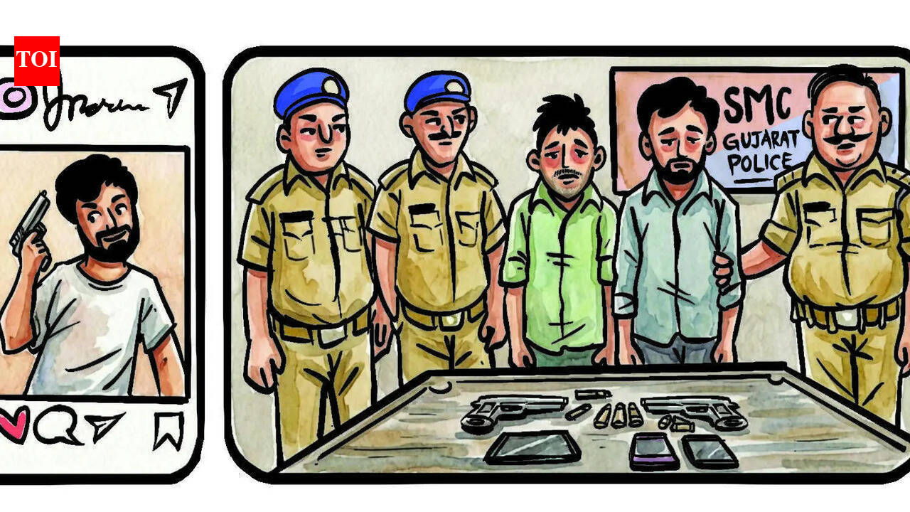 Insta post leads cops to illegal pistols in Kutch | Rajkot News - The ...