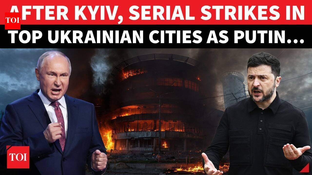 Serial Russian Strikes Turn Top Ukrainian Cities Into Rubble; Putin ...