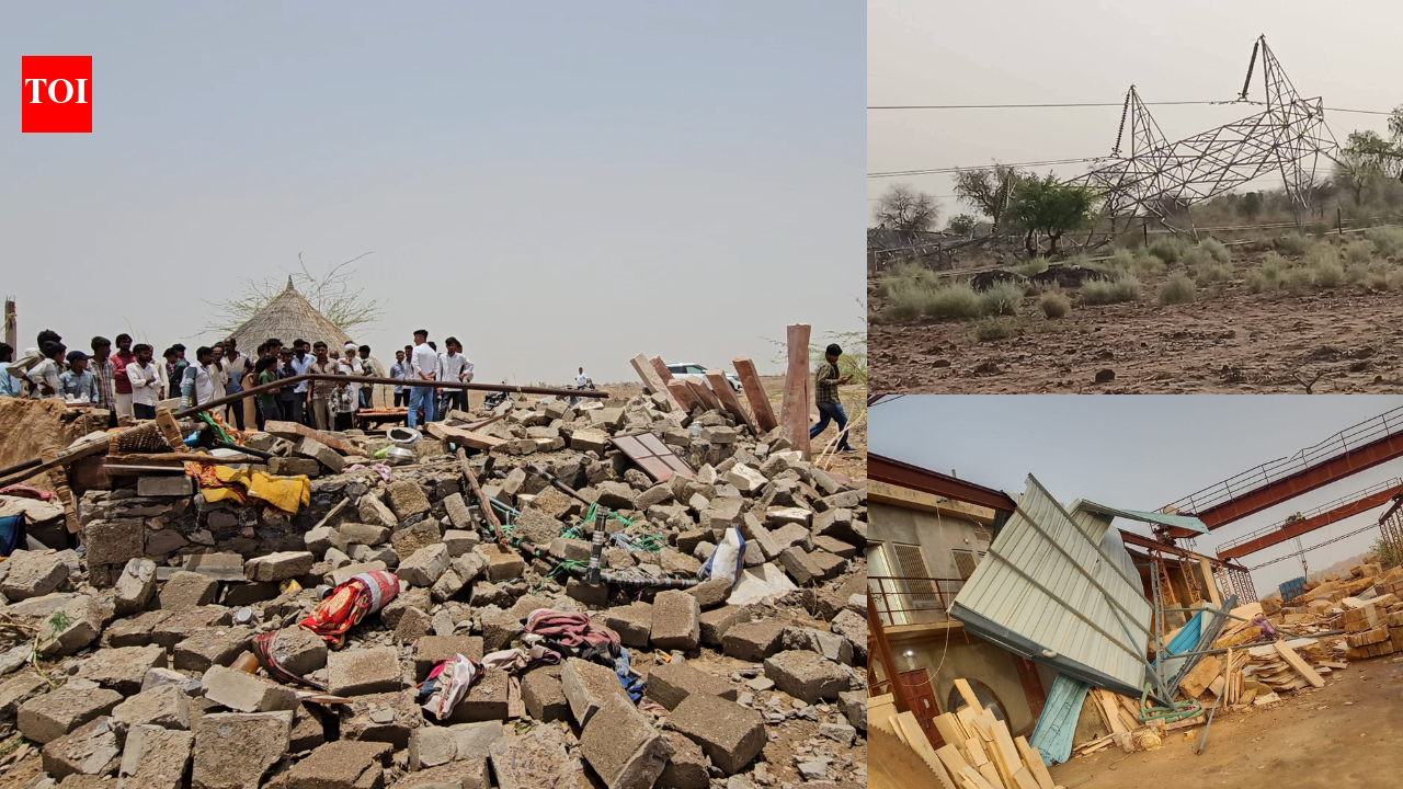 Severe border storm devastates Barmer and Jaisalmer; 2 children killed ...