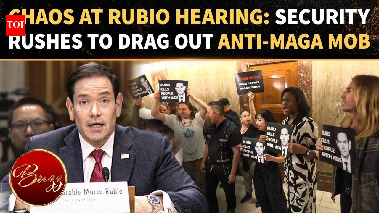 Rubio Hearing Turns Dramatic; Protesters Dragged Out, Chaos Erupts Over ...