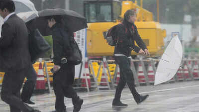 Storm Jangmi batters Japan: Heavy rain, strong winds causes widespread ...