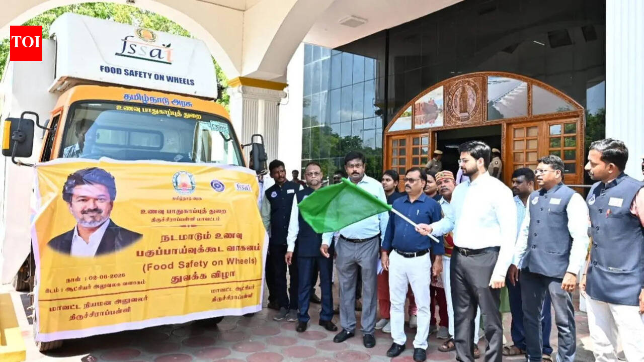 Mobile food analysis lab flagged off in Trichy | Trichy News - The ...