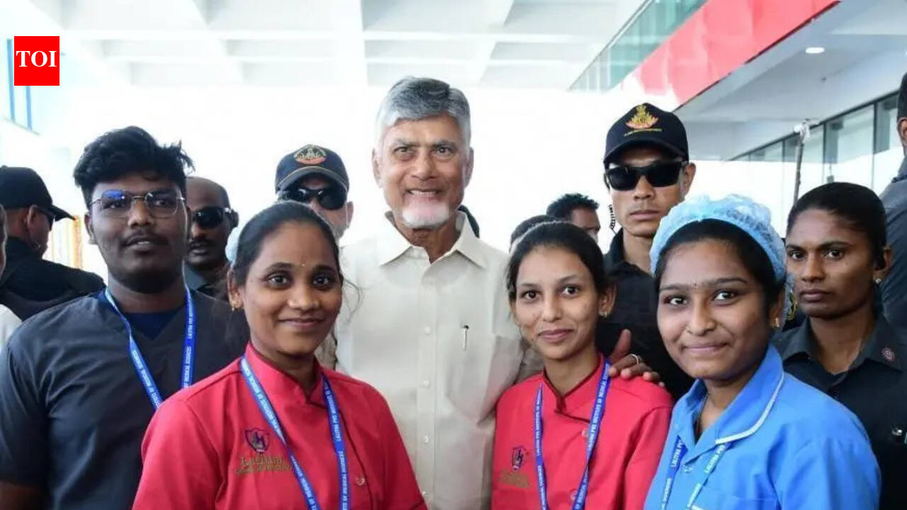 AP laying base in Amaravati for global medical hub: Naidu | Vijayawada ...