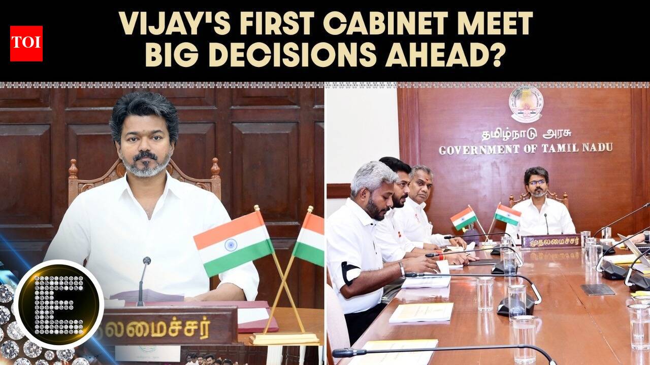 Tamil Nadu CM Vijay Holds First Cabinet Meeting, Signals New Governance ...