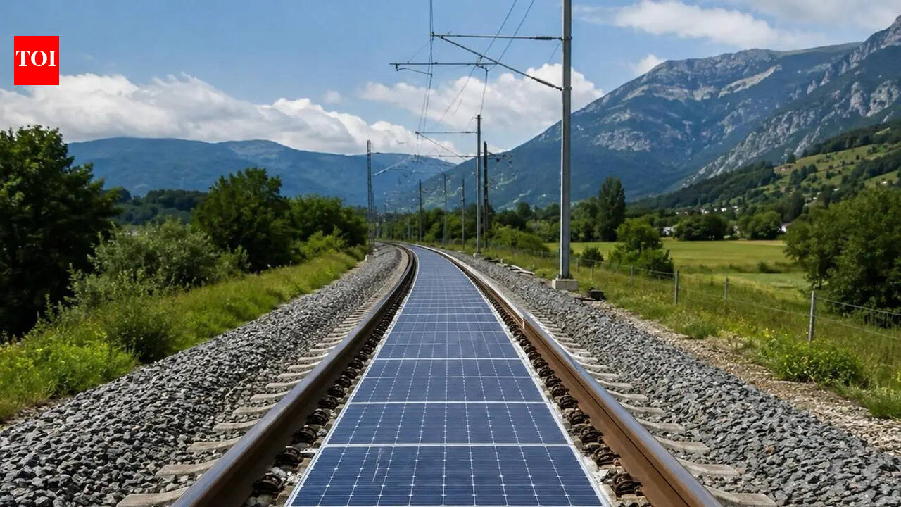 Trains in Switzerland are now running over solar panels in a world ...