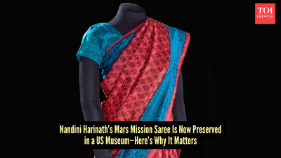 Nandini Harinath: The saree that made space history: Nandini Harinath’s ...