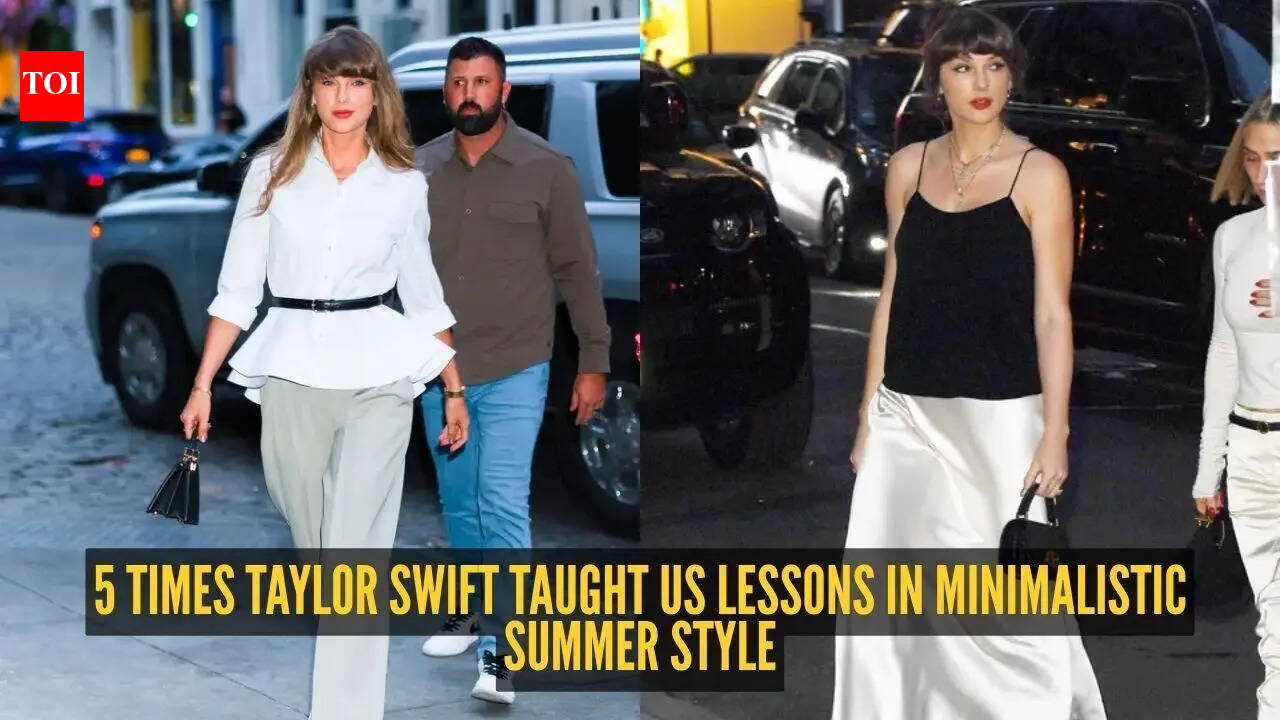 5 times Taylor Swift taught us lessons in minimalistic summer style ...