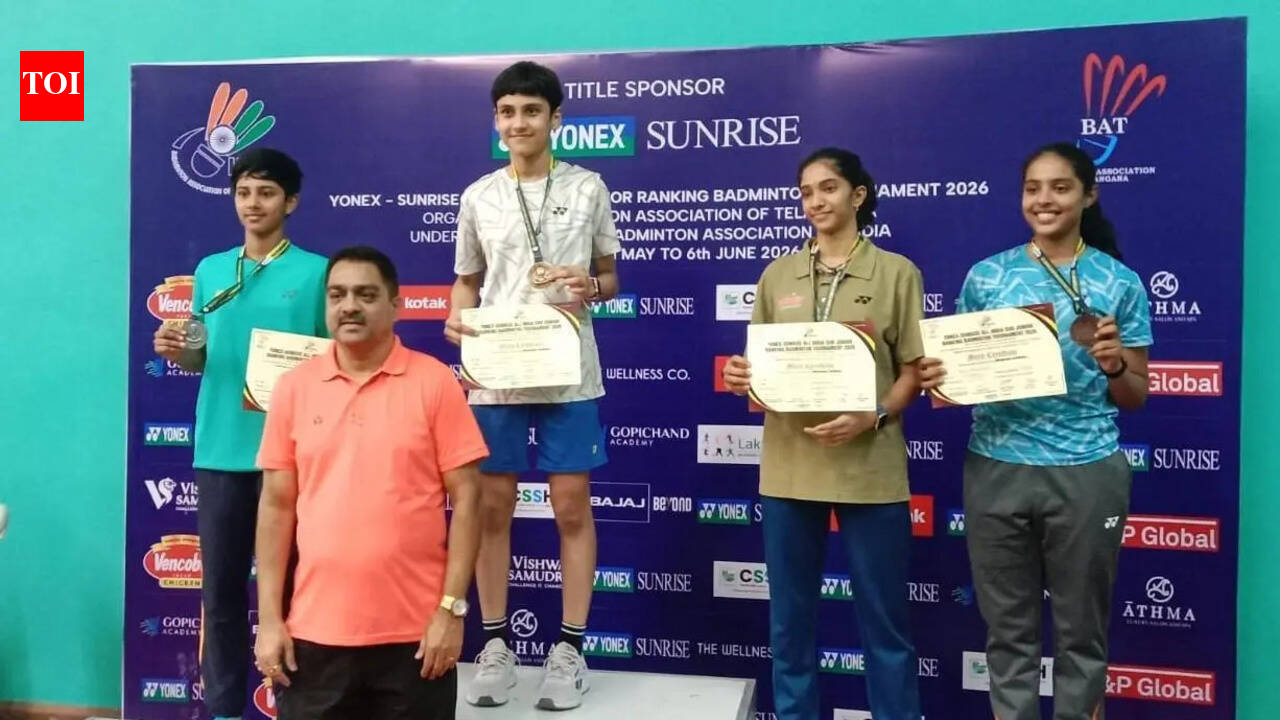 Jaipur shuttler Anvi Rathore crowned Under-15 girls singles champion at ...