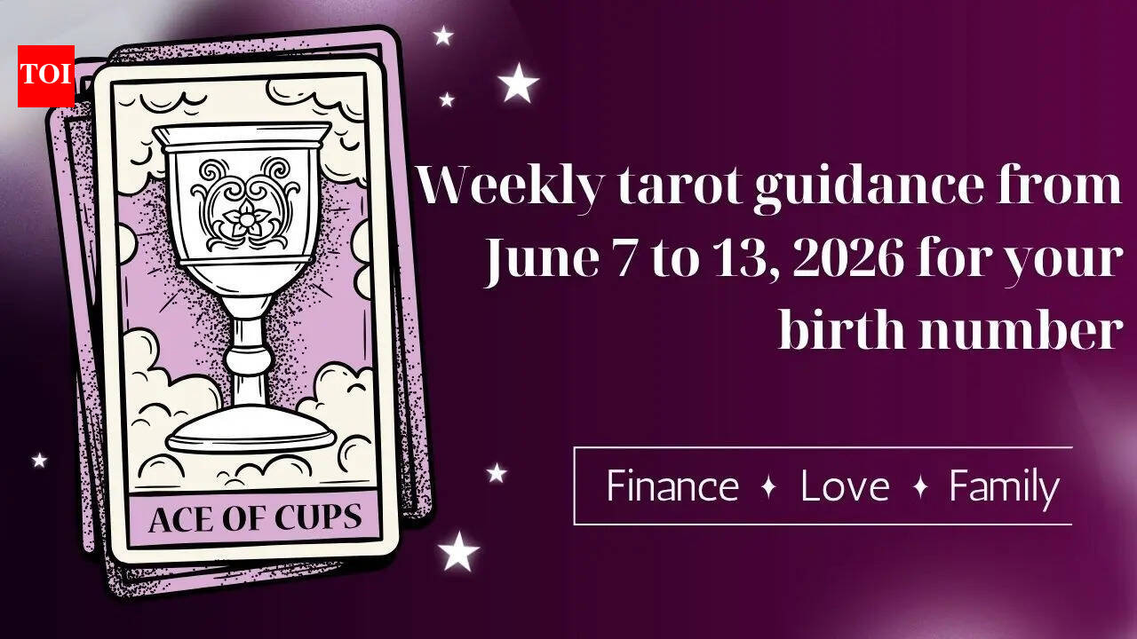 Weekly tarot guidance from June 7 to 13, 2026 for your birth number