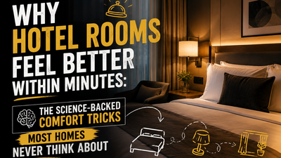 Why hotel rooms feel better within minutes: The science-backed comfort ...