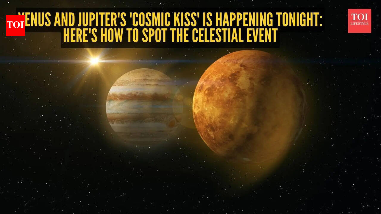 Venus and Jupiter's 'cosmic kiss' is happening tonight: Here's how to ...