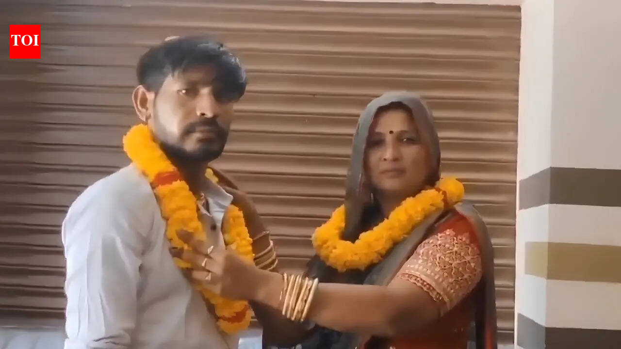 UP man marries mother-in-law, seeks blessings in viral video | Kanpur ...