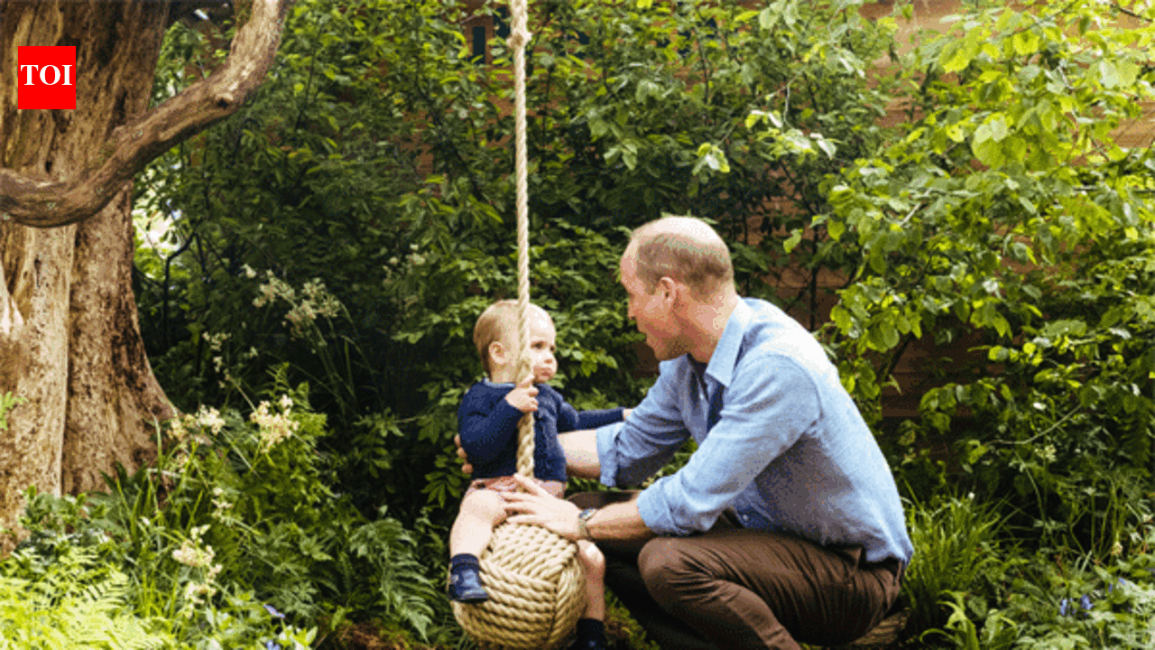 The photos of Prince Louis in Catherine’s Back to Nature garden ...