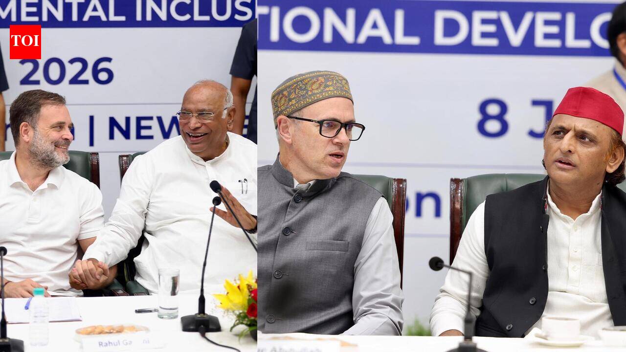 INDIA Bloc: INDIA Bloc Meet: Alliance Partners Challenge Congress ...