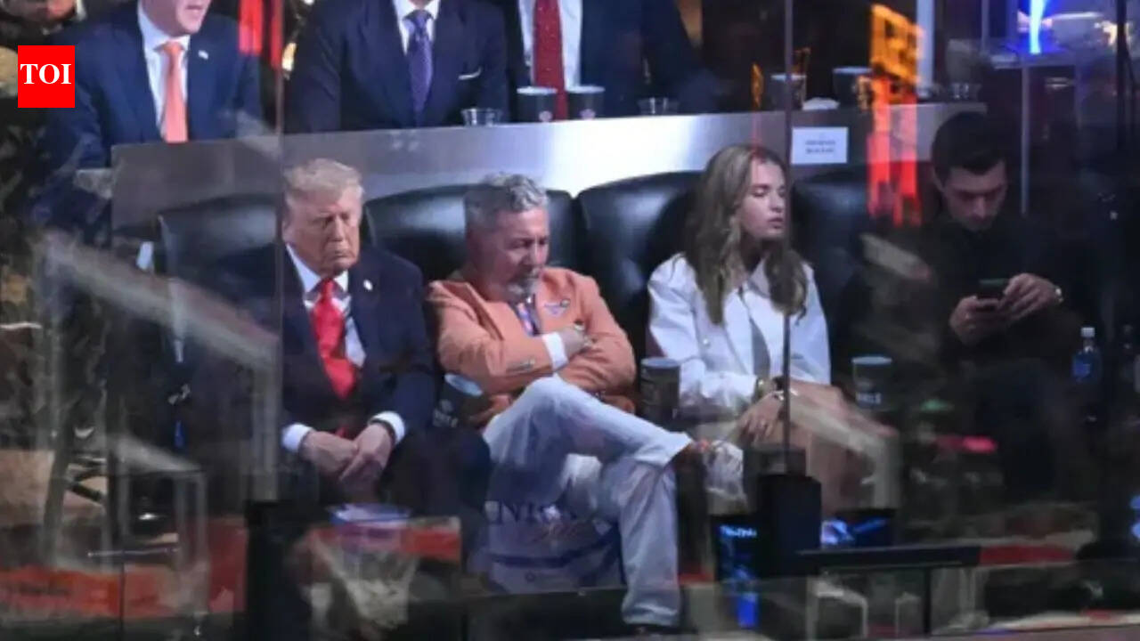 Was Donald Trump asleep? Spurs vs Knicks Game 3 video goes viral right ...