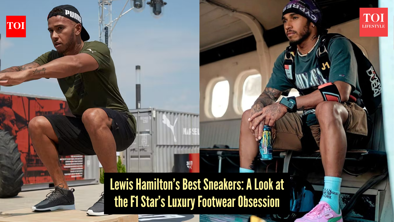 Lewis Hamilton’s luxury sneaker collection:A look at the F1 star’s ...