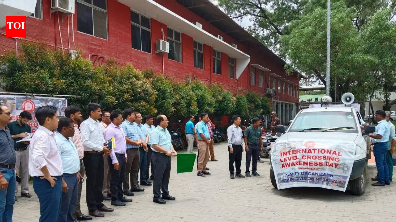 Tinsukia rail division spreads awareness on safety at level crossings ...