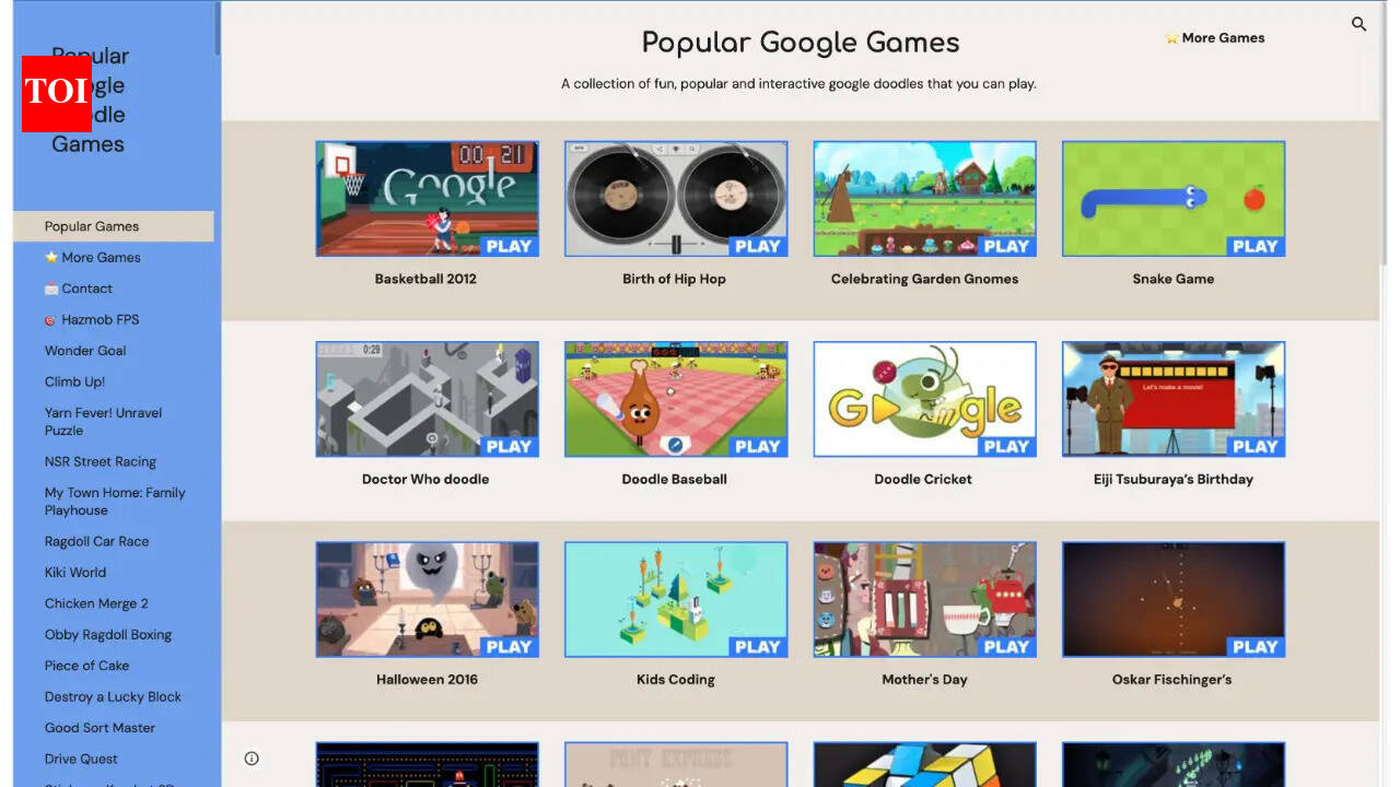 10 cool Google Doodle games you can play right now