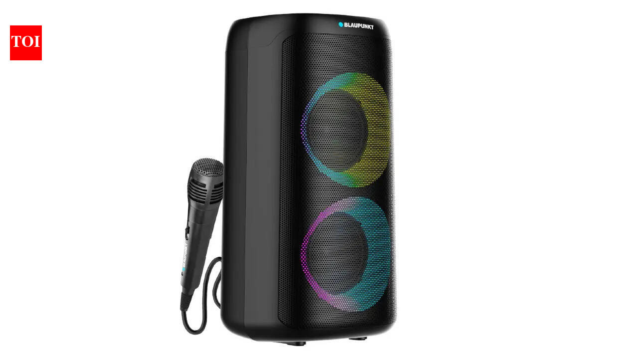 Blaupunkt Rock & Roll Rave Party speaker with 100W output and dual 6.5 ...