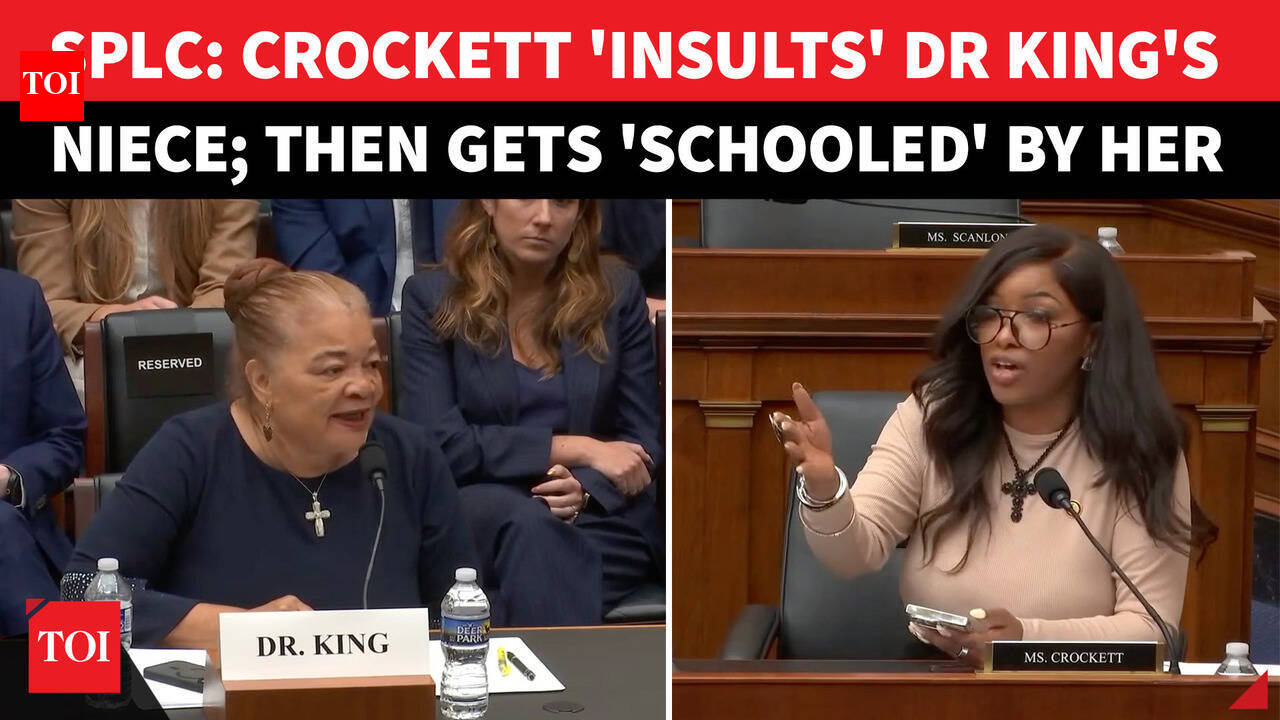 Crockett’s 'White Men Parading Dr King' Remark At SPLC Hearing Explodes ...