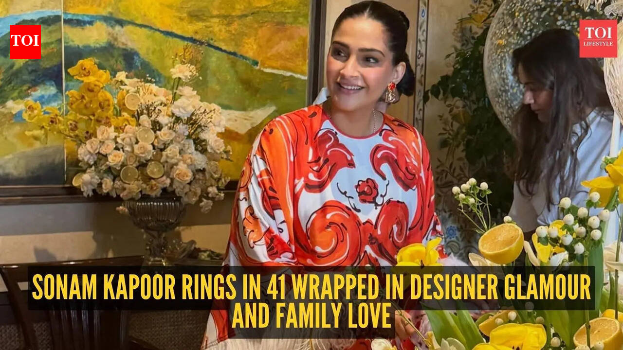 Sonam Kapoor Birthday: Sonam Kapoor turns 41 in style, stuns in a ...